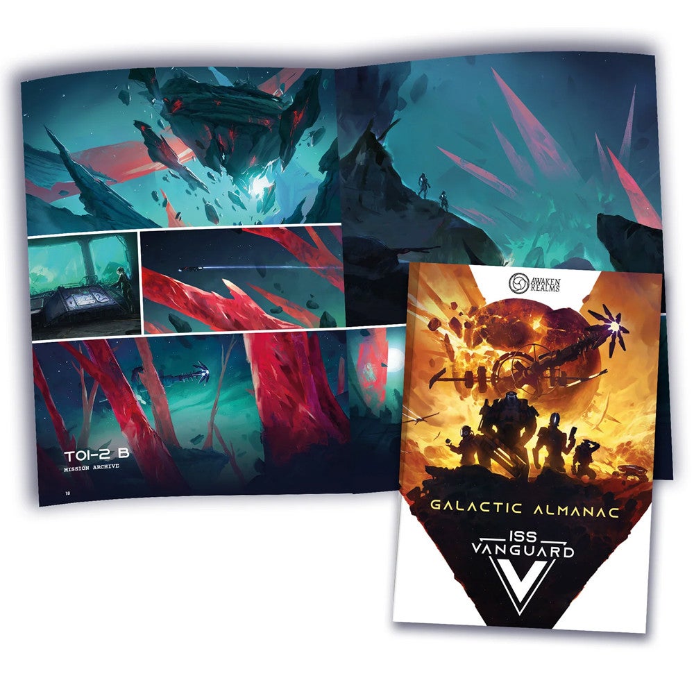 ISS Vanguard: Galactic Almanac - Official Art and Lore Expansion Book | Pangaea Gaming