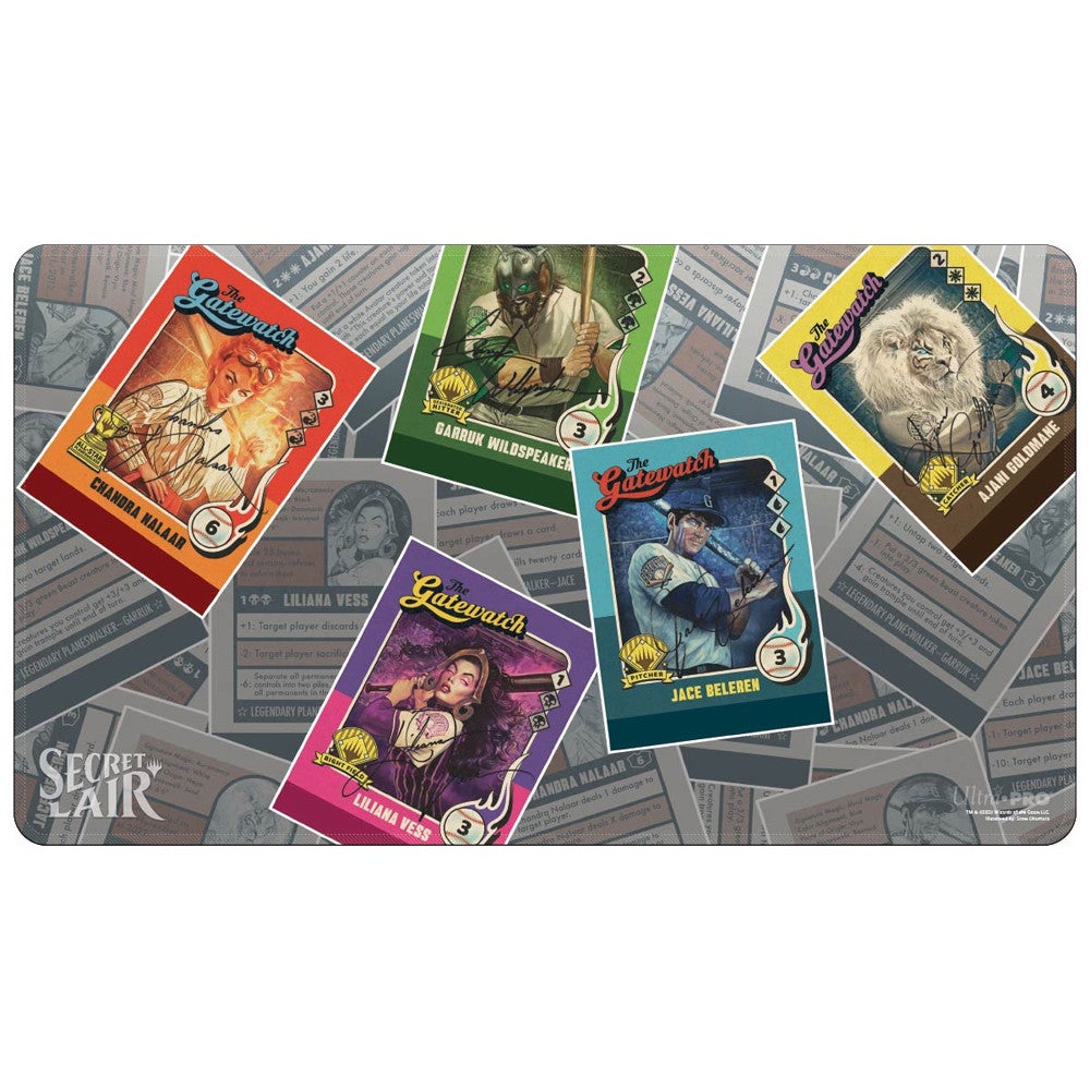 MtG Playmat: Secret Lair - Planeswalkers Baseball Cards | Pangaea Gaming