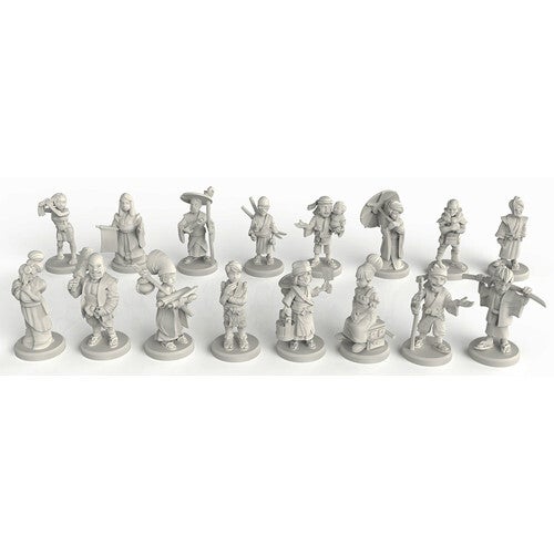 Tokaido: Matsuri Minis - Set of Unpainted Character Miniatures ...