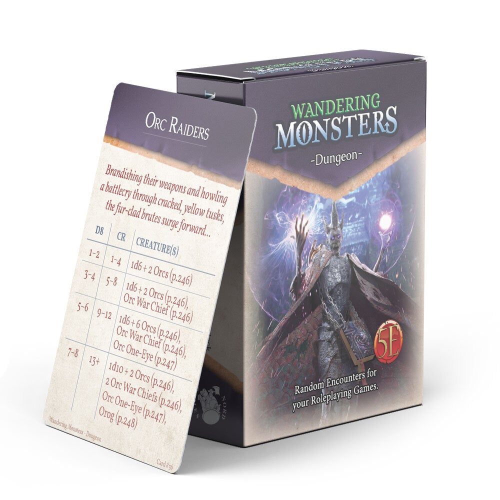 Dungeons & Dragons 5e RPG: Wandering Monsters Deck - Dungeon | Pangaea ... Dungeons & Dragons 5e RPG: Wandering Monsters Deck - Dungeon | Pangaea ...