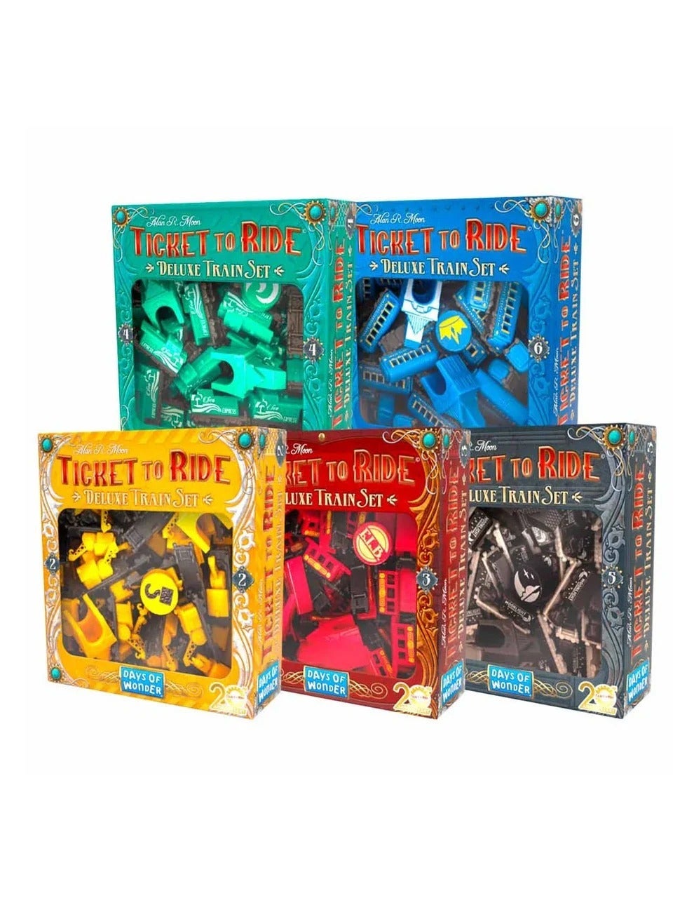Ticket to Ride: 20th Anniversary Deluxe Train Set | Limited-Edition ...